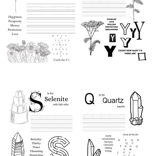 WITCHY ALPHABET PRINTABLE Toddler Worksheets Preschool - Etsy