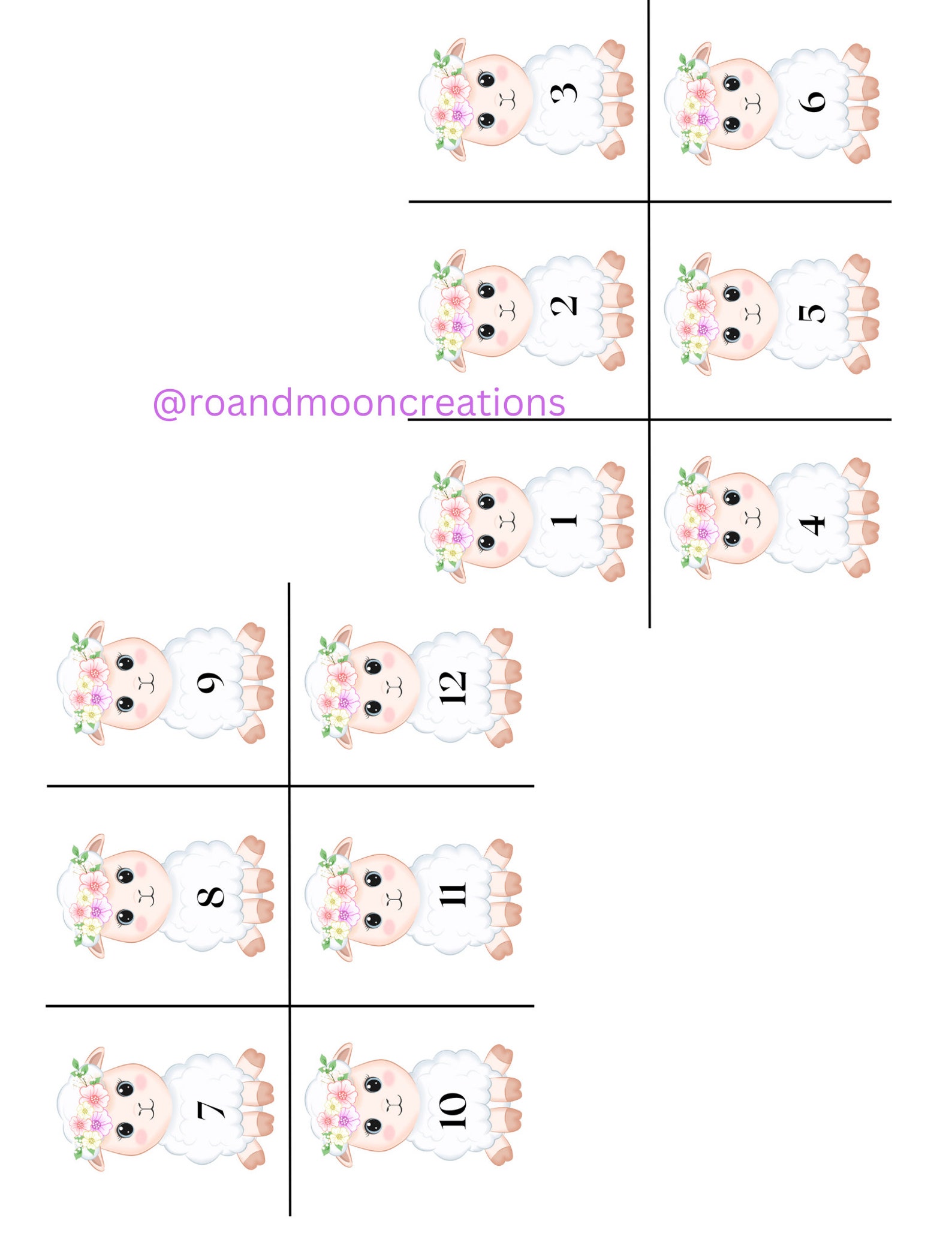 Beltane Preschool Worksheets | Counting Cards | Pagan Holidays for ...