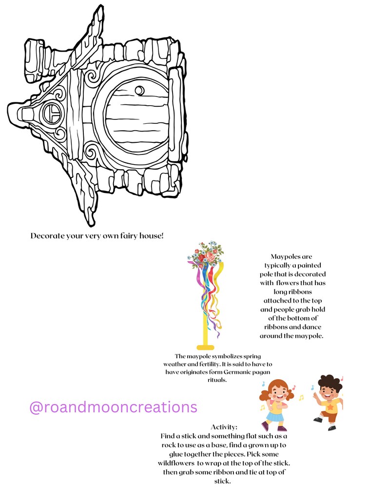 Beltane Preschool Worksheets | Counting Cards | Pagan Holidays for ...