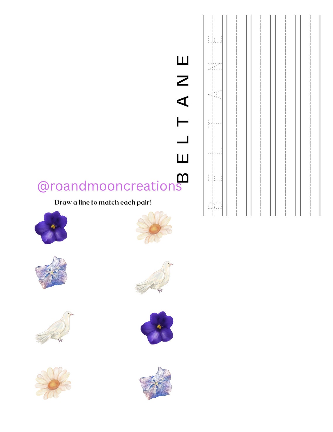 Beltane Preschool Worksheets | Counting Cards | Pagan Holidays for ...