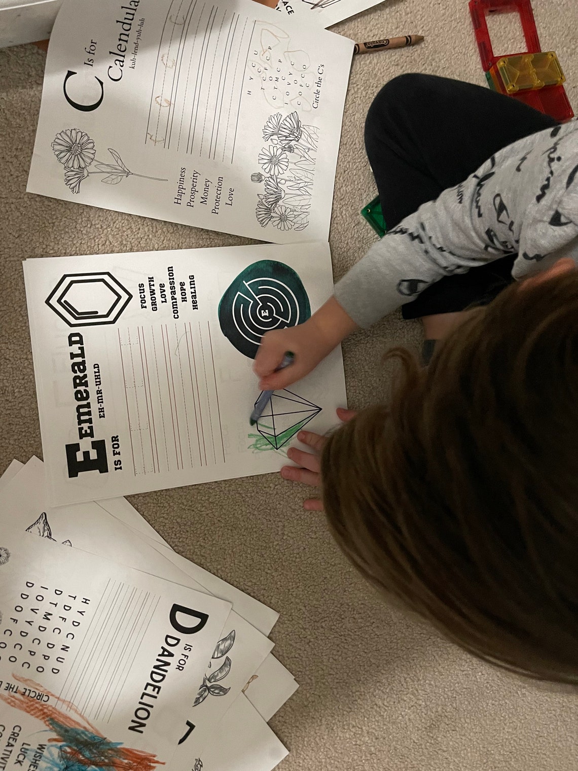 WITCHY ALPHABET PRINTABLE Toddler Worksheets Preschool - Etsy