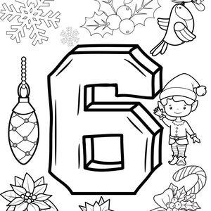 12 DAYS of CHRISTMAS COLORING | Advent Calendar | Countdown to ...