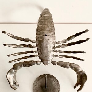 Large Scorpion Patinated Bronze Sculpture 14 Scorpio | Etsy