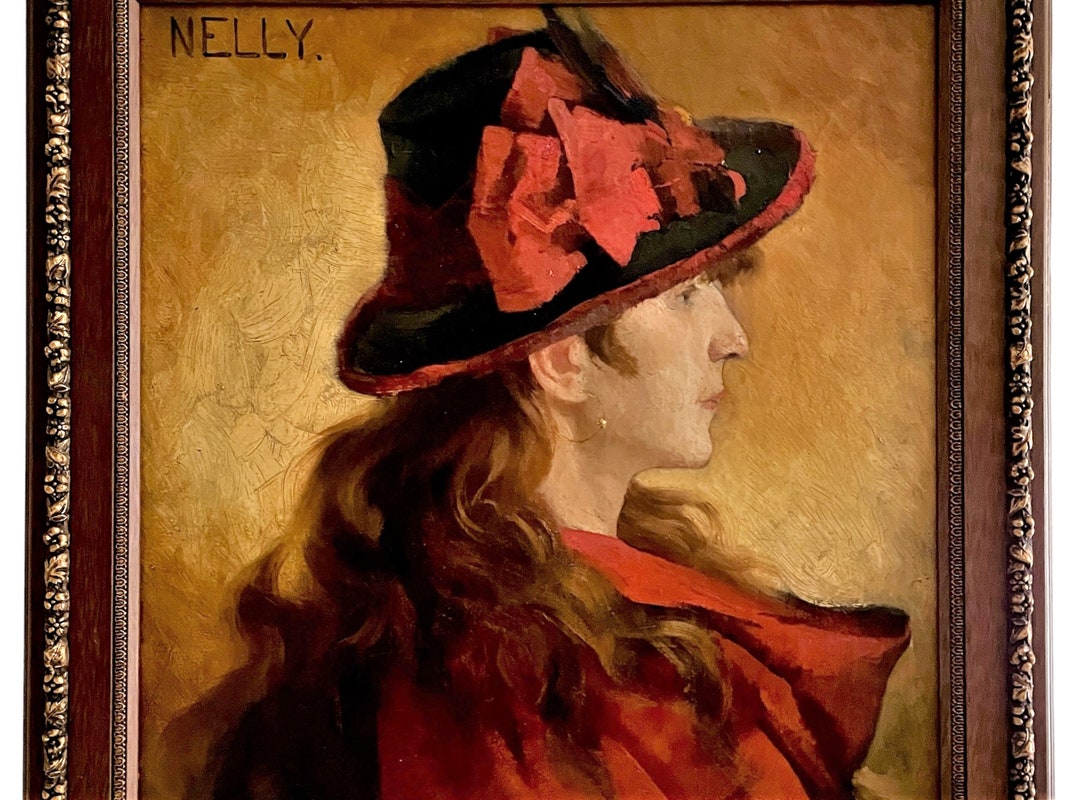 Belle Epoque Lady Portrait Oil Painting - Flori Van Acker Oil on Canvas ...