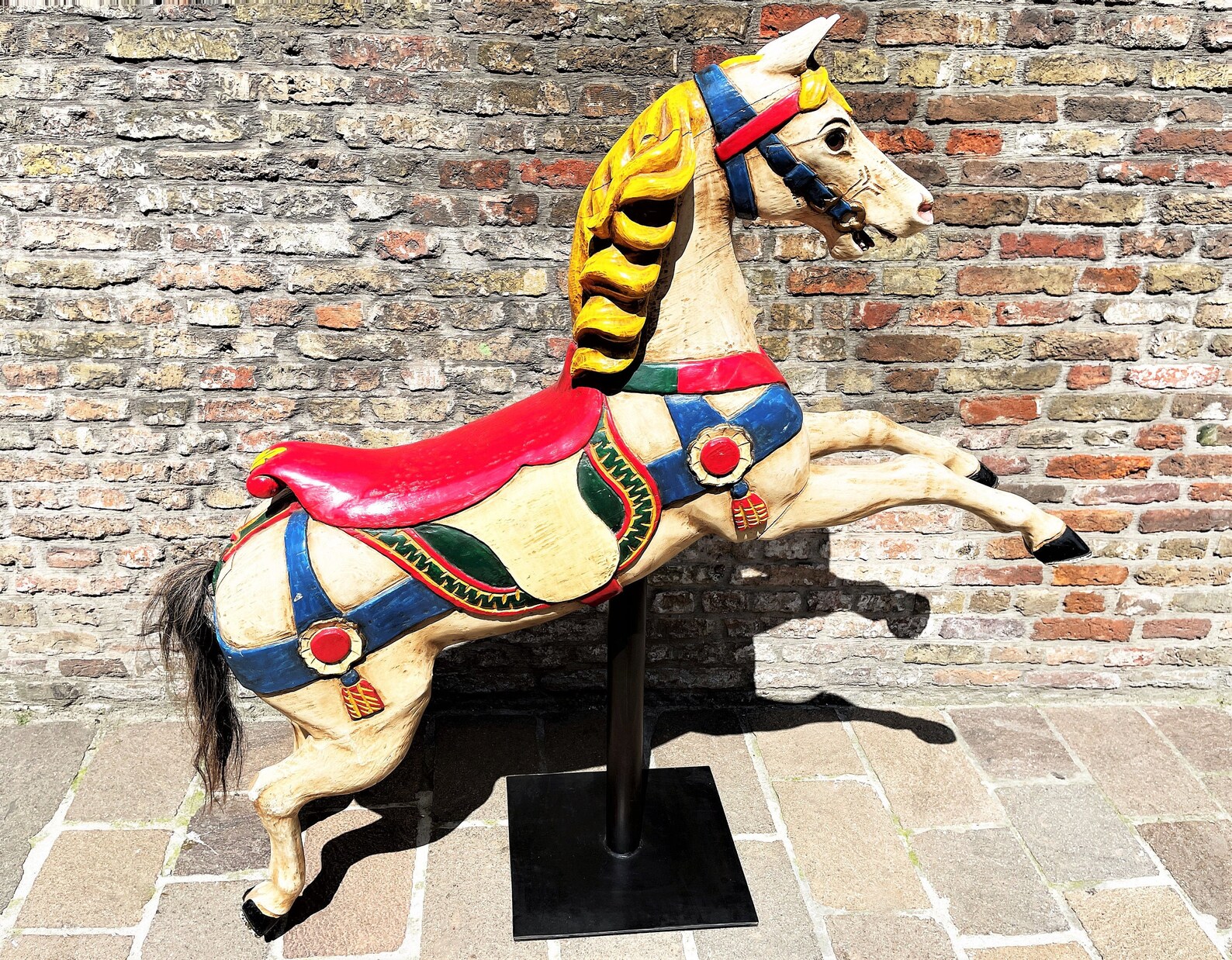 UNAVAILABLE. Vintage Prancer Carousel Horse Sculpture - Etsy