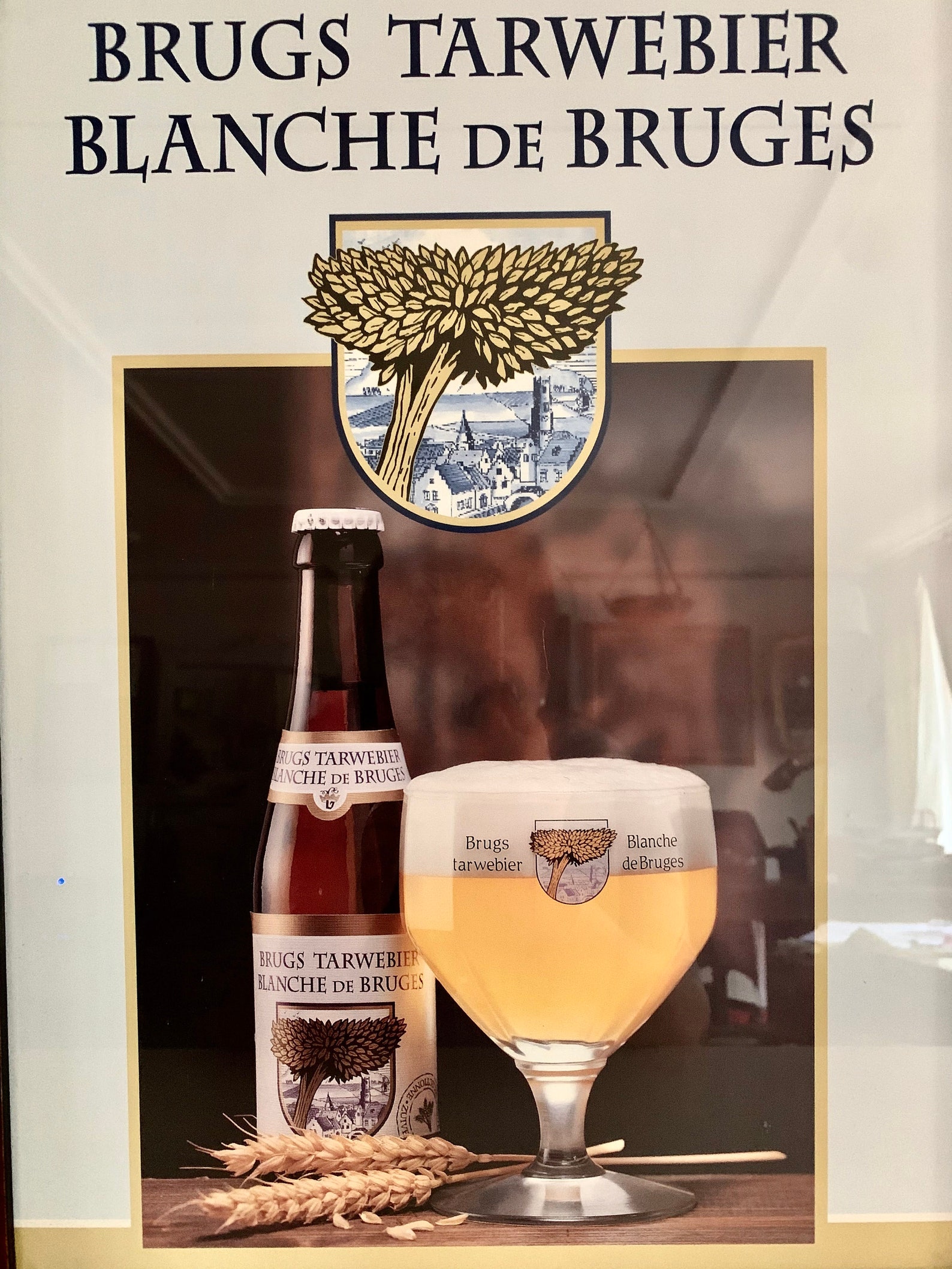 Vintage Belgian Beer Advertisement - White Beer of Bruges Promo Print ...