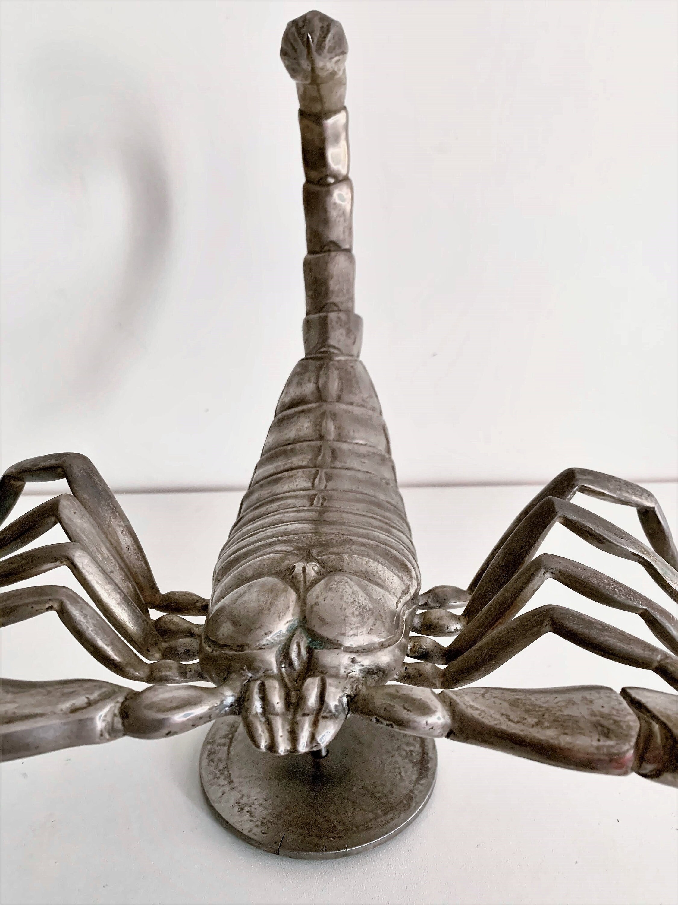 Large Scorpion Patinated Bronze Sculpture 14 Scorpio - Etsy