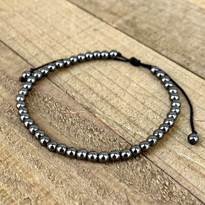 Hematite Bracelet - Etsy