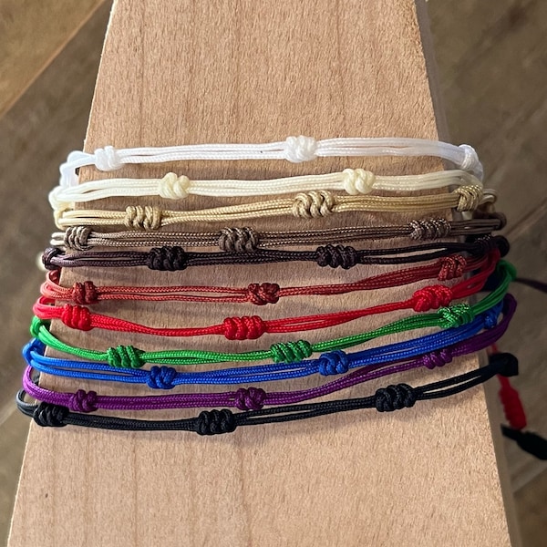 7 Knot Bracelet - Etsy