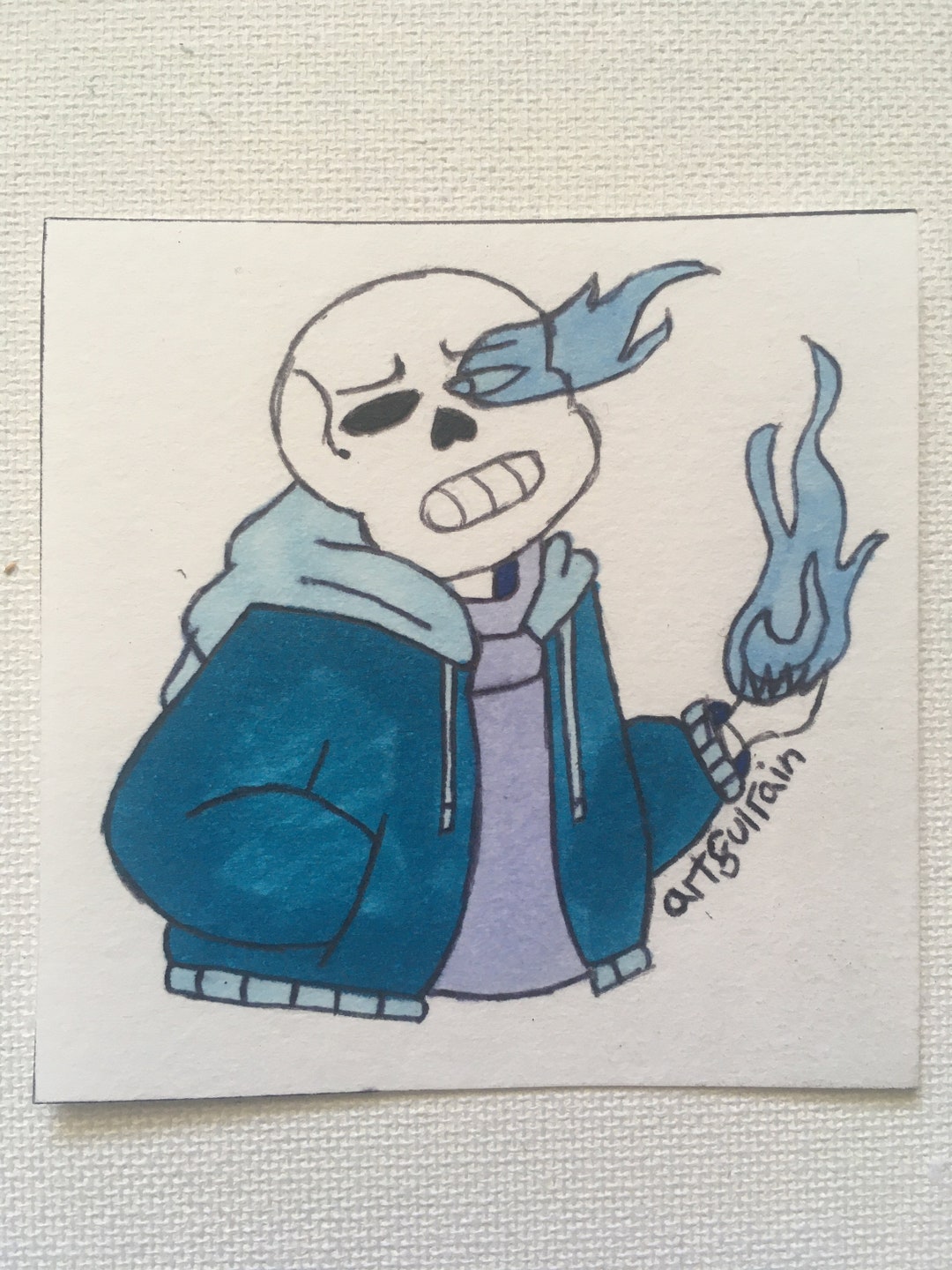 Undertale Sans Drawing - Etsy