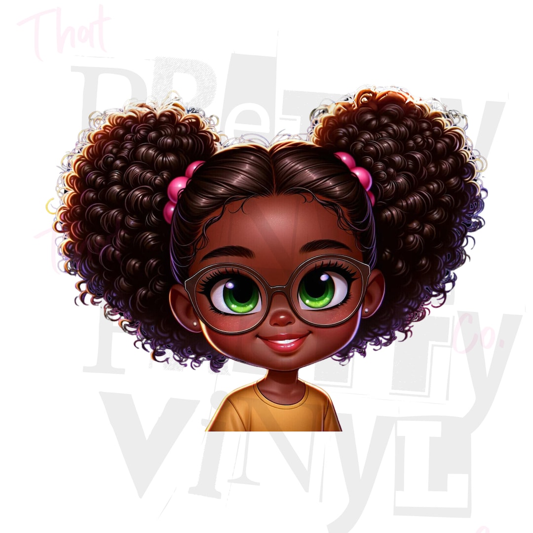 Little Black Girl PNG African American Children Clipart PLR License ...