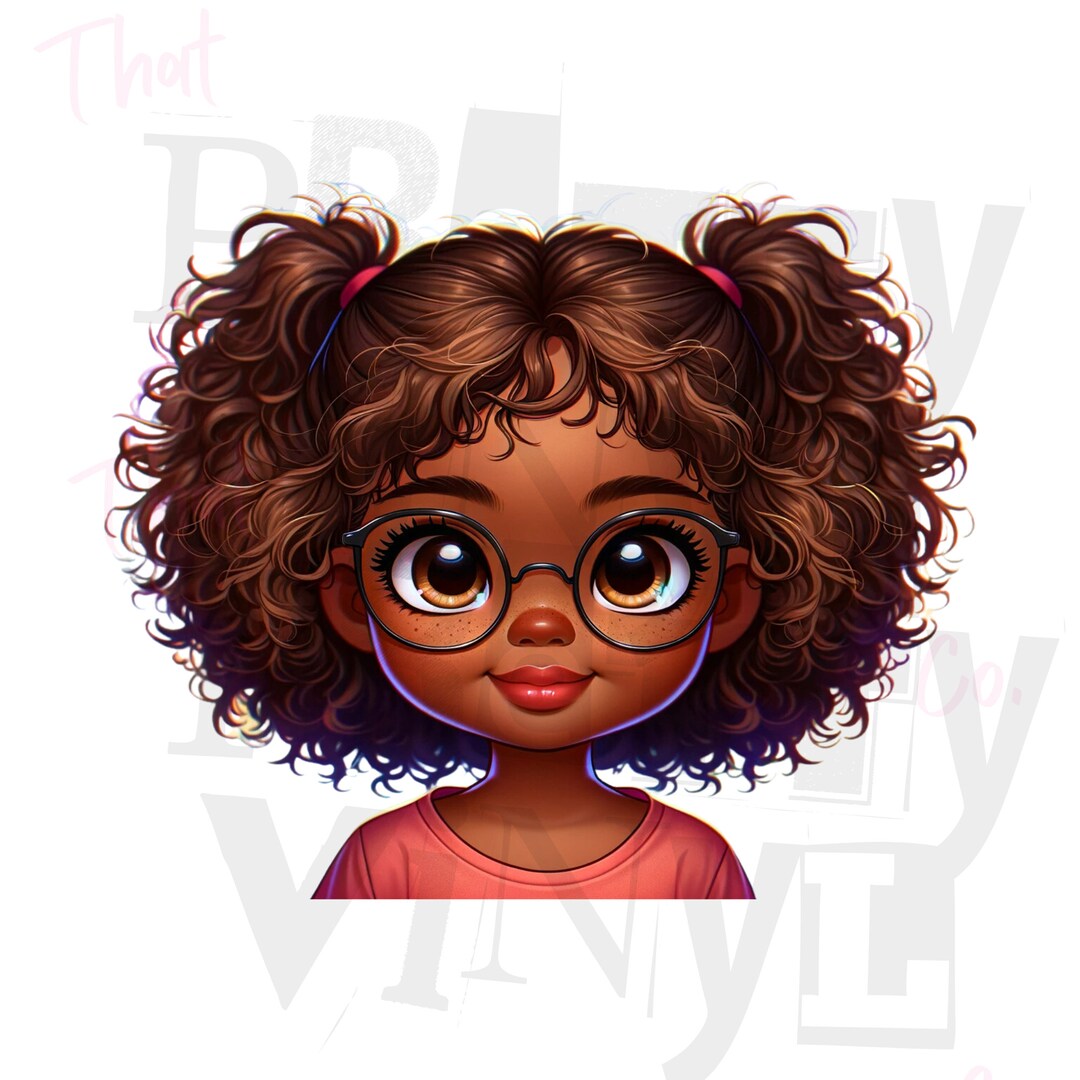 Little Black Girl PNG African American Children Clipart PLR License ...