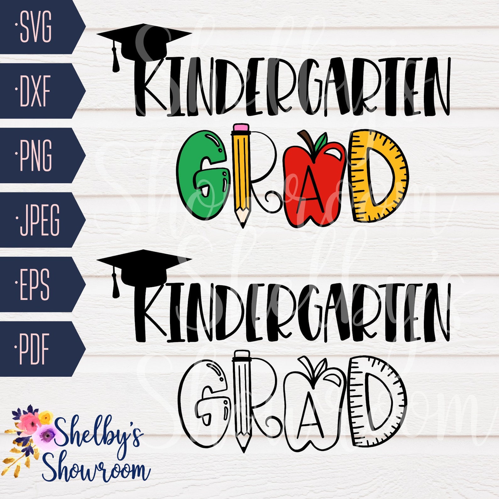 Kindergarten Grad SVG Kinder Grad SVG Goodbye Kindergarten | Etsy