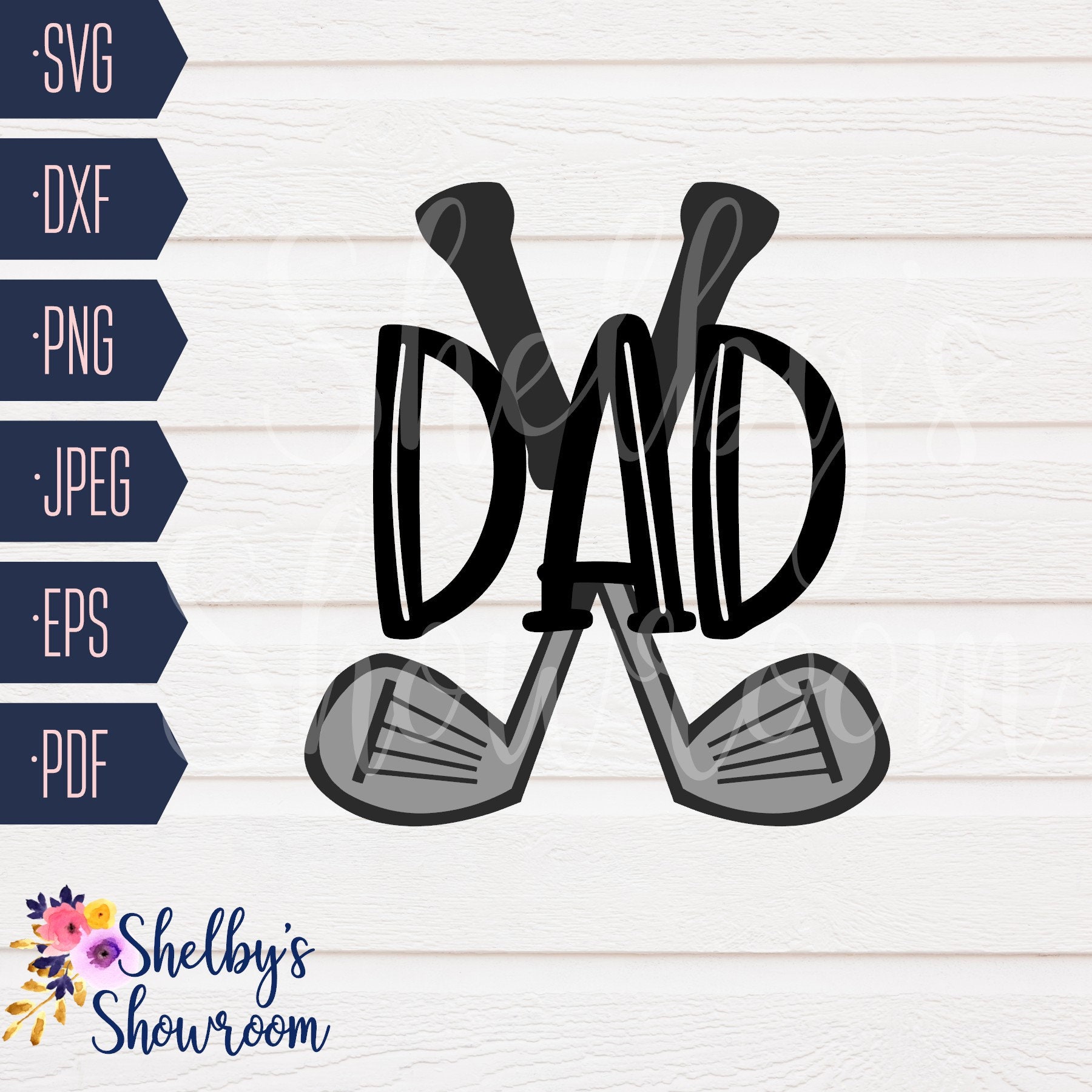 Golf Dad Best Dad by Par SVG SVG Cut File for Dad Gift DIY | Etsy