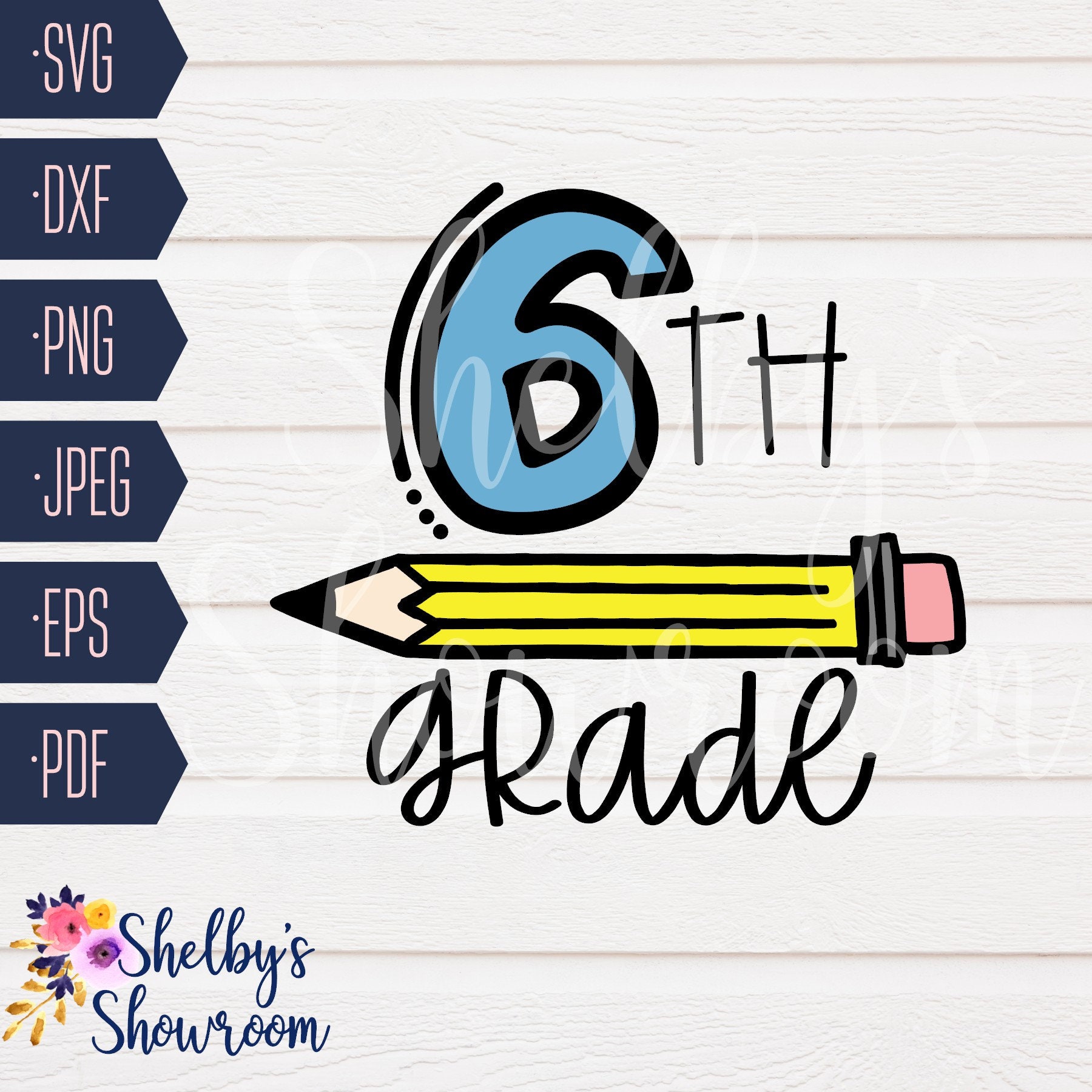 Back to School SVG Sixth Grade SVG Hello Sixth Grade 6th | Etsy