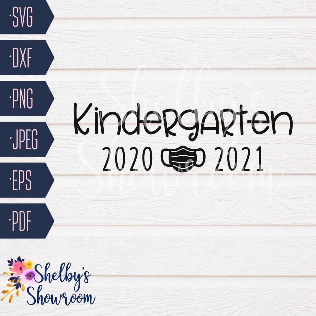 Kindergarten Quarantine, Back to School SVG, First Day of Kindergarten ...