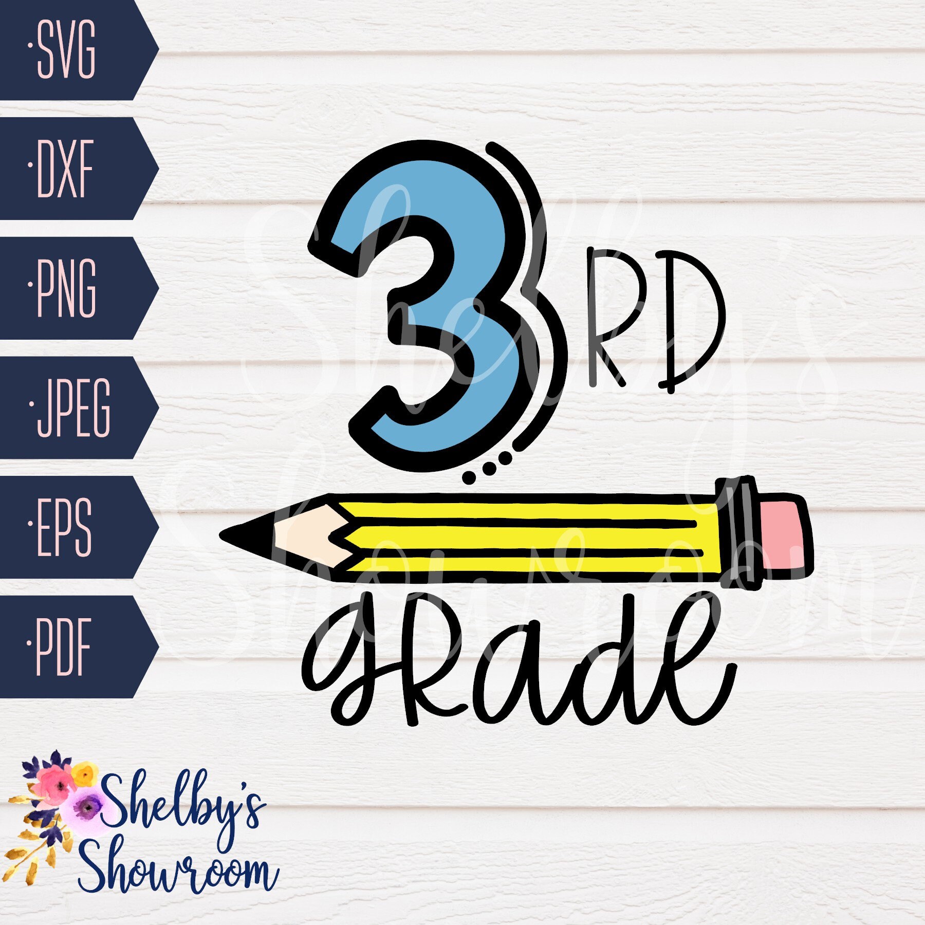Back to School SVG, Third Grade SVG, Hello Third Grade, School SVG ...