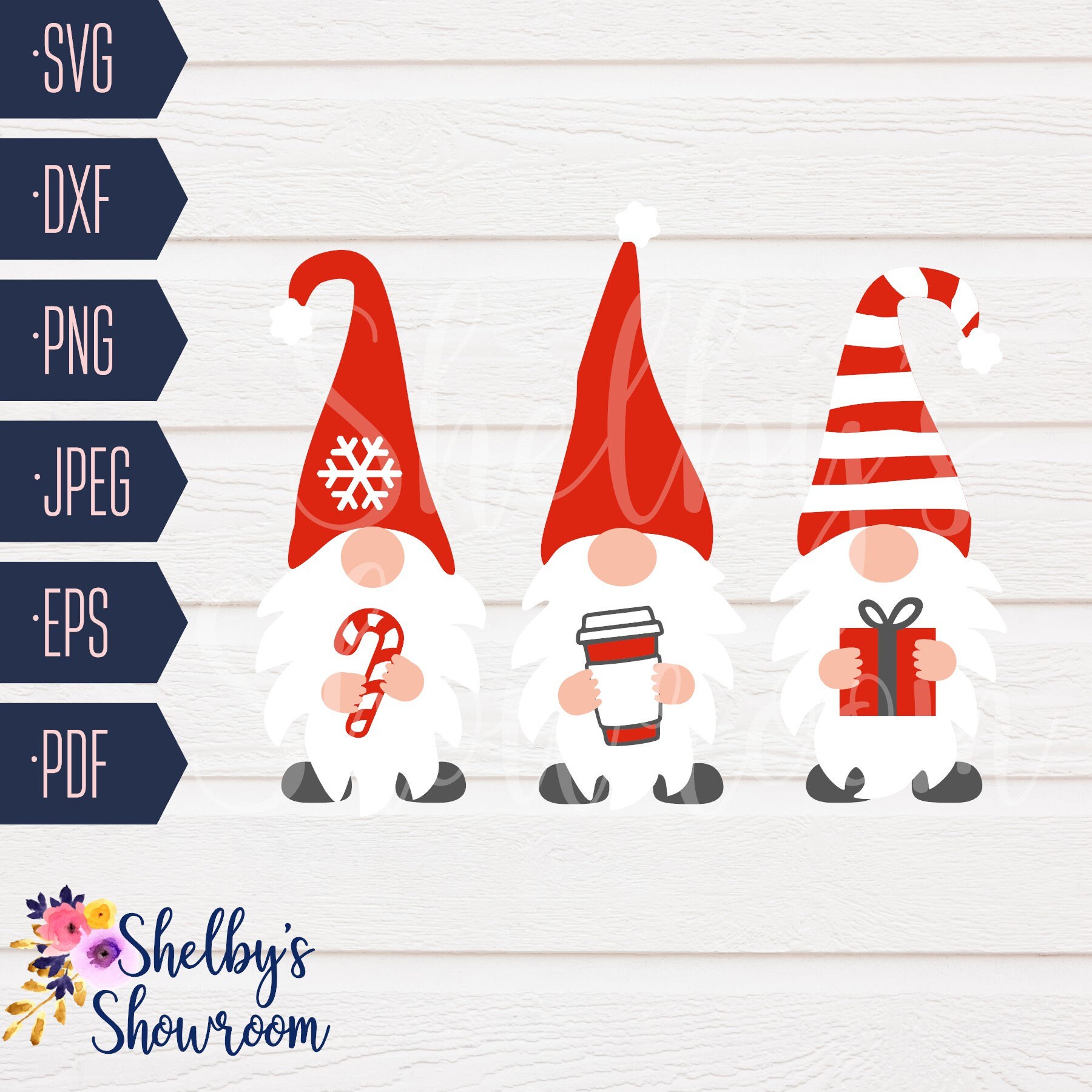 Christmas Gnomes SVG, SVG Cut File for Christmas, DIY Kid Shirt ...