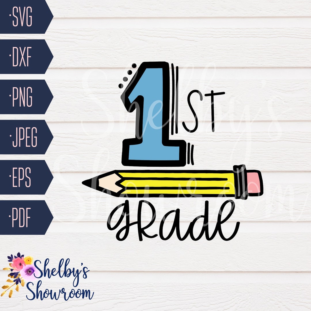 Back to School SVG First Grade SVG Hello First Grade School - Etsy