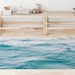 Coastal Rug Water Texture Rugs for Living Room Housewarming Gift for ...