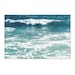 Aqua Blue Beach Rugs Ocean Living Room Bedroom Rug. Ocean Wave ...
