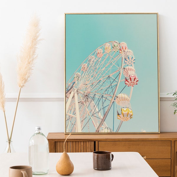 Ferris Wheel Print - Etsy