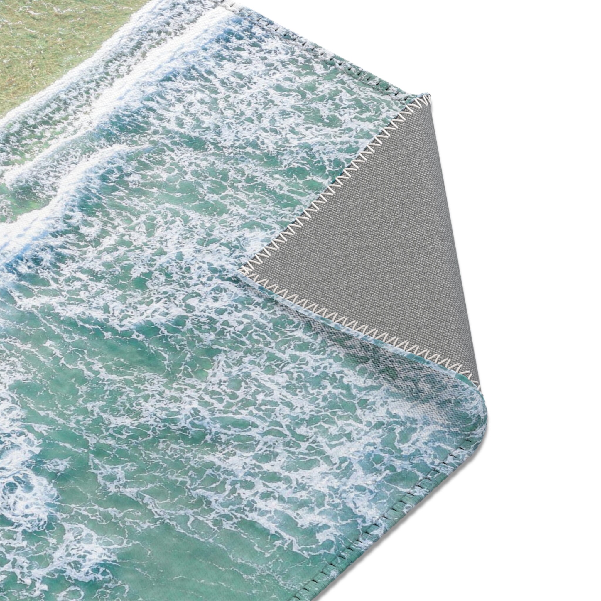 Coastal Beach Rugs Housewarming Gift for Surfer Ocean Coastal Living ...