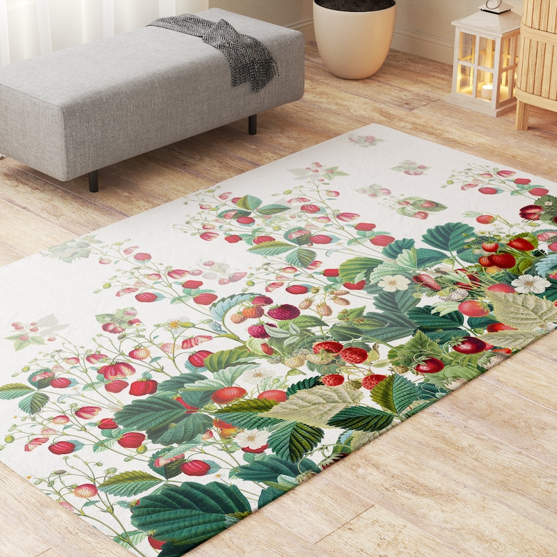 Strawberry Rug - Etsy