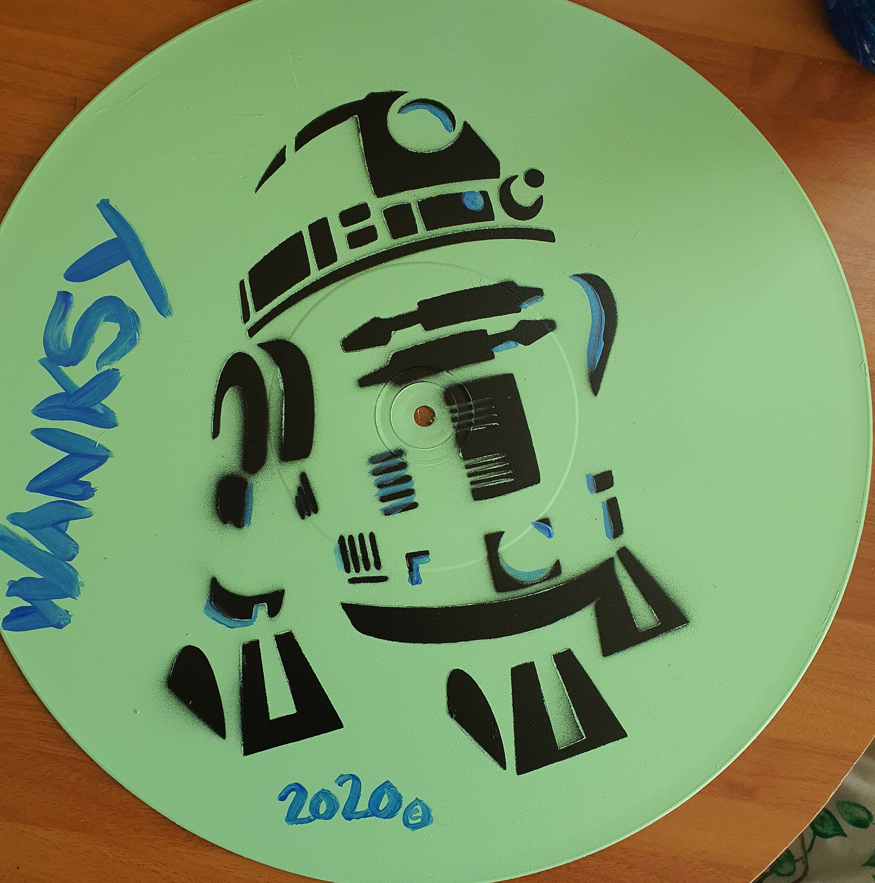 Graffiti Record Clocks - Etsy