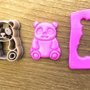 Extra Sharp Resin 3D Printed Detailed Embossing Panda Clay Cutter - Etsy