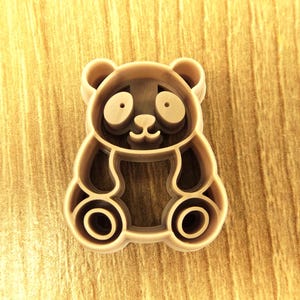Extra Sharp Resin 3D Printed Detailed Embossing Panda Clay Cutter - Etsy