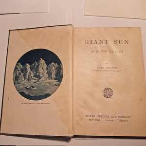 Rare Vintage Book: Giant Sun and His Family 1906 by Mary Proctor - Etsy