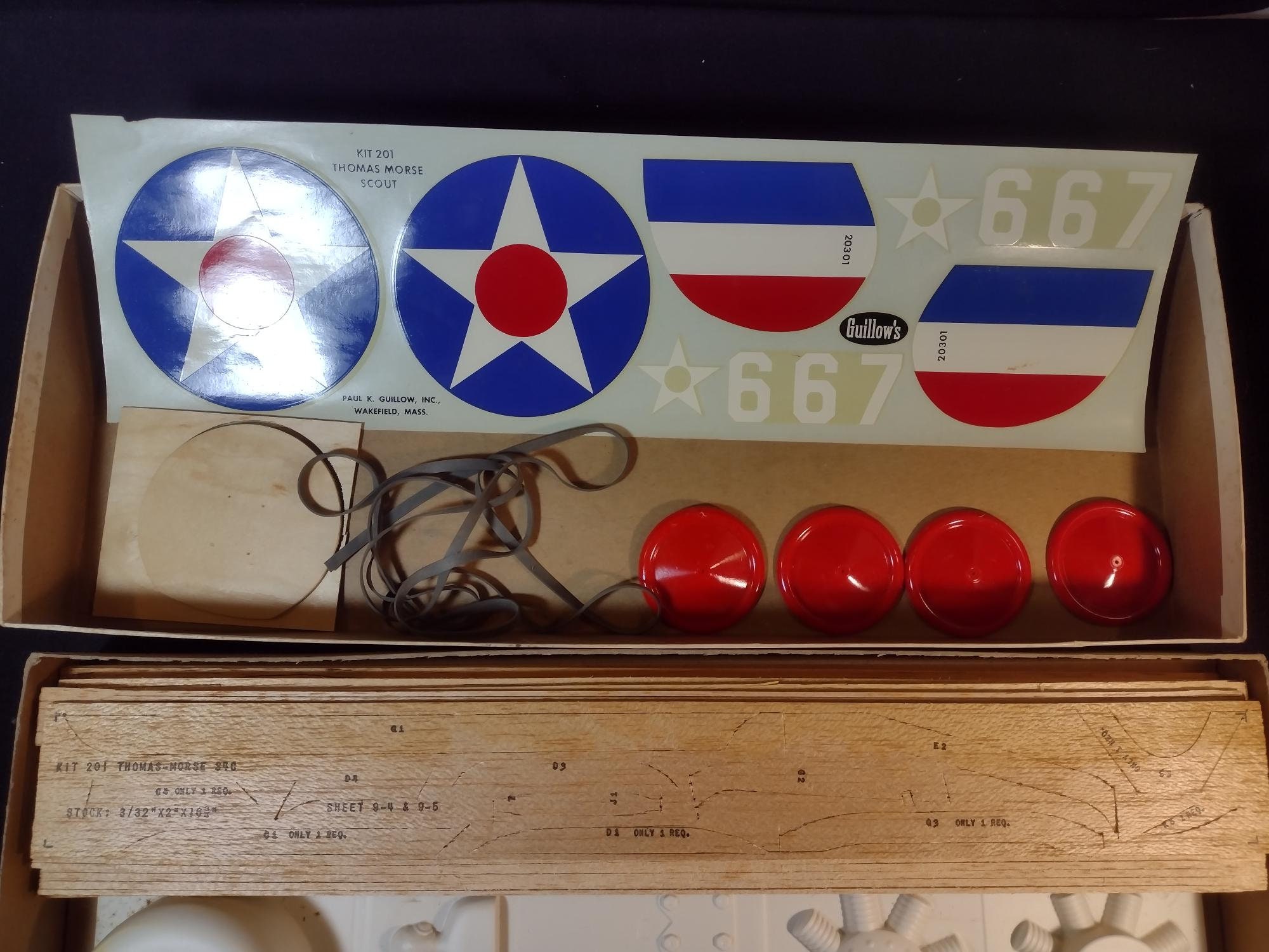 Vintage Balsa Model Airplane Kit: Guillow's Thomas Morse S4C Scout ... Vintage Balsa Model Airplane Kit: Guillow's Thomas Morse S4C Scout ...