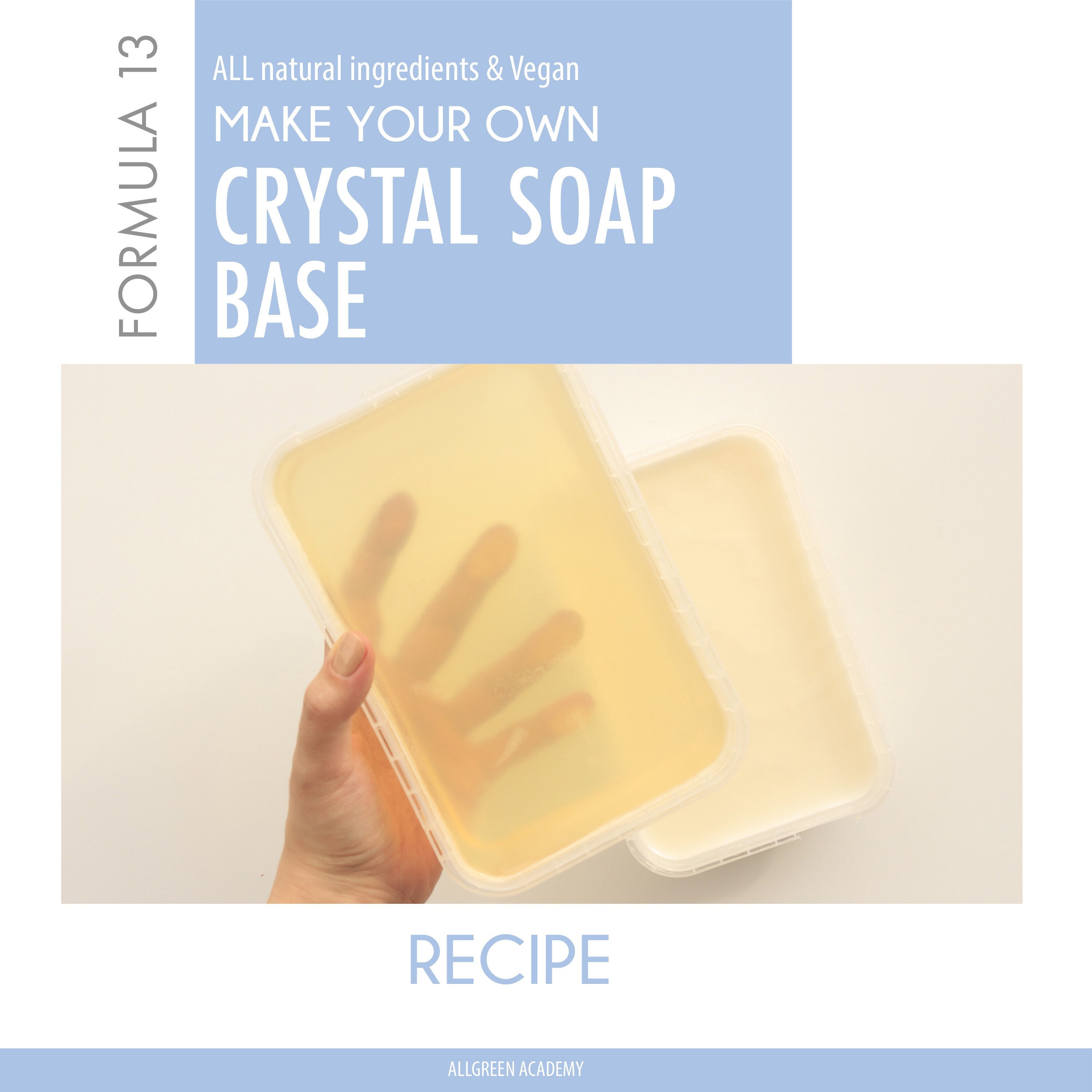 Transparent Soap Base RECIPE DIGITAL DOWNLOAD Best Formulation (Instant ...