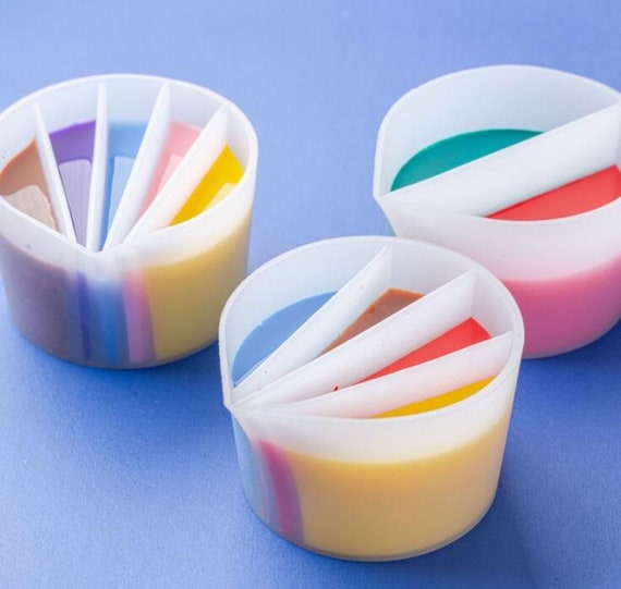 Color Mixing Cup Tool 2/3/4/5 Palette Reusable Dispersing - Etsy