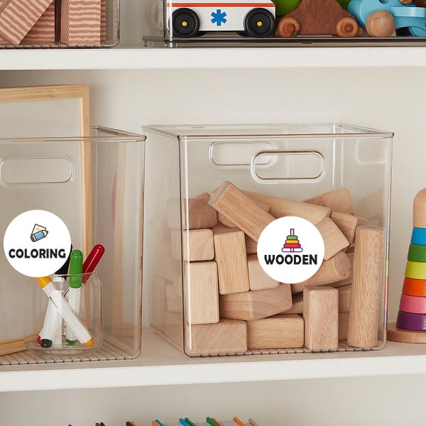 Toy Bin Labels - Etsy