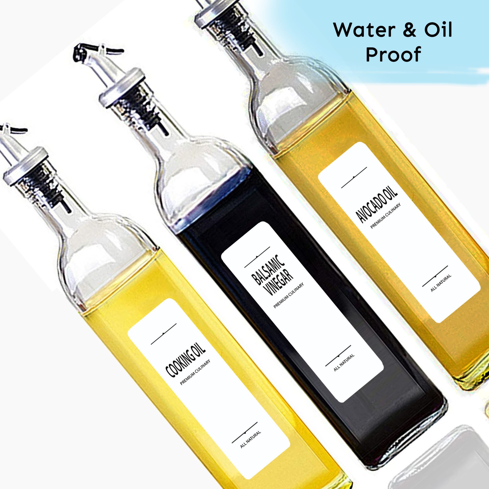 Vinegar Bottle Label