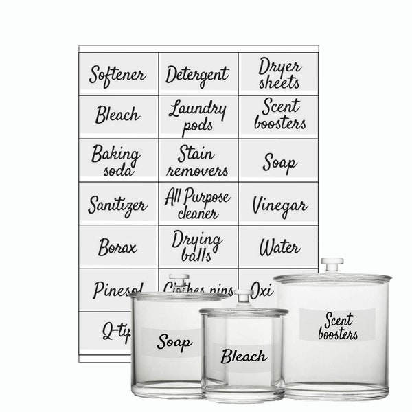 Laundry Stickers - Etsy