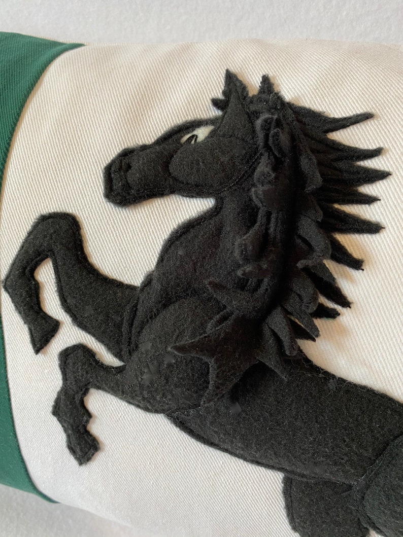 Italian Flag of Italy Stallion Horse Decorative Throw Pillow Cushion ...