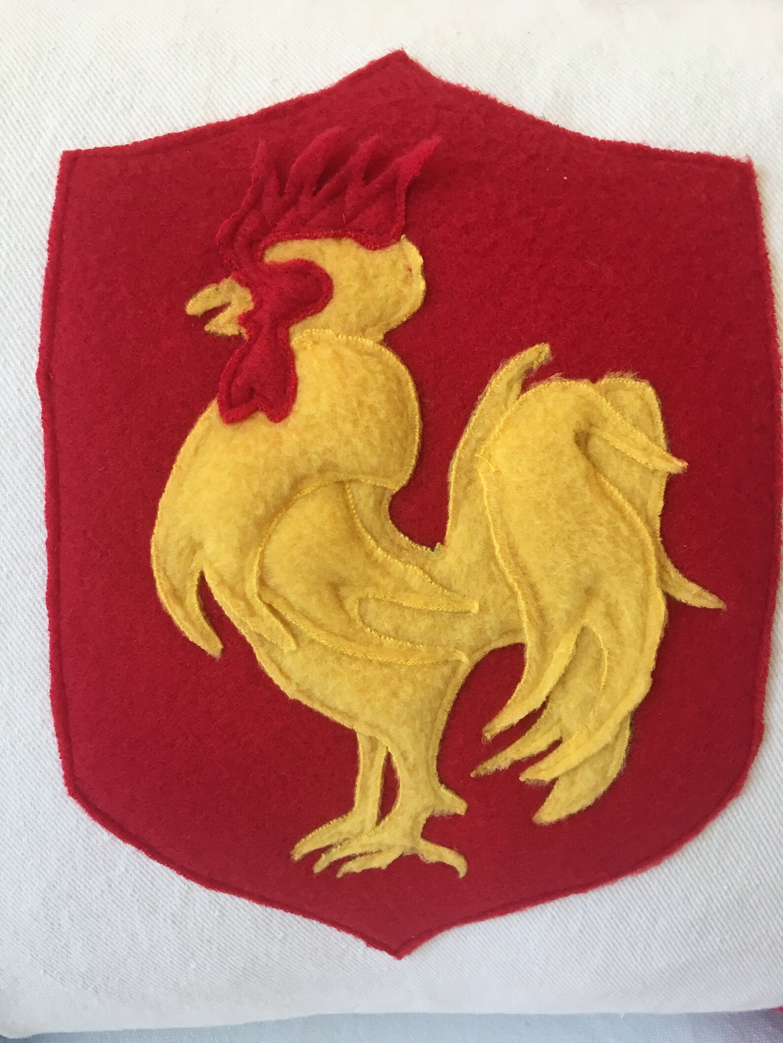 French Flag of France, Rugby Rooster Decorative Throw Pillow Cushion ...