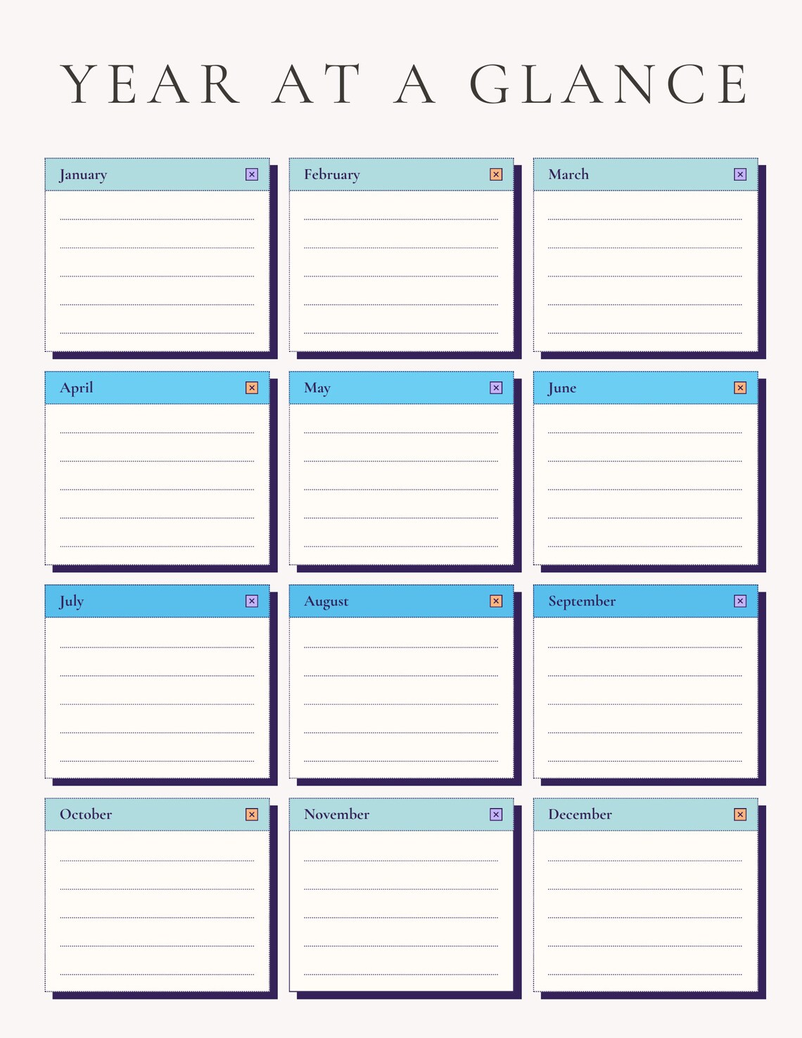 Digital Prints Swim Journal Template - Etsy