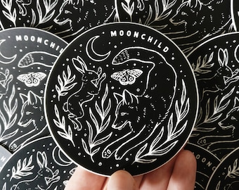 Moonchild Sticker | Etsy