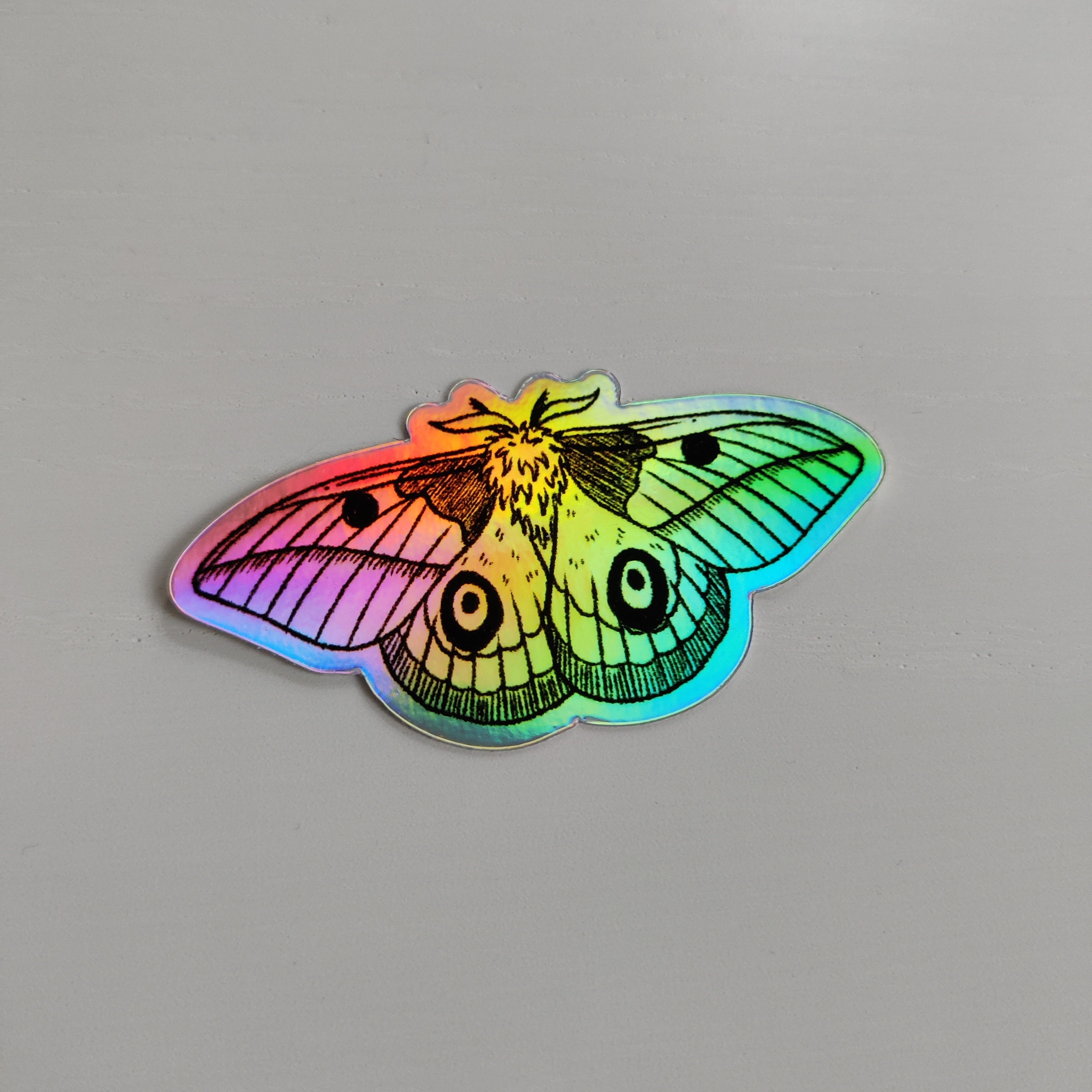 Holographic Moth I Sticker - Etsy