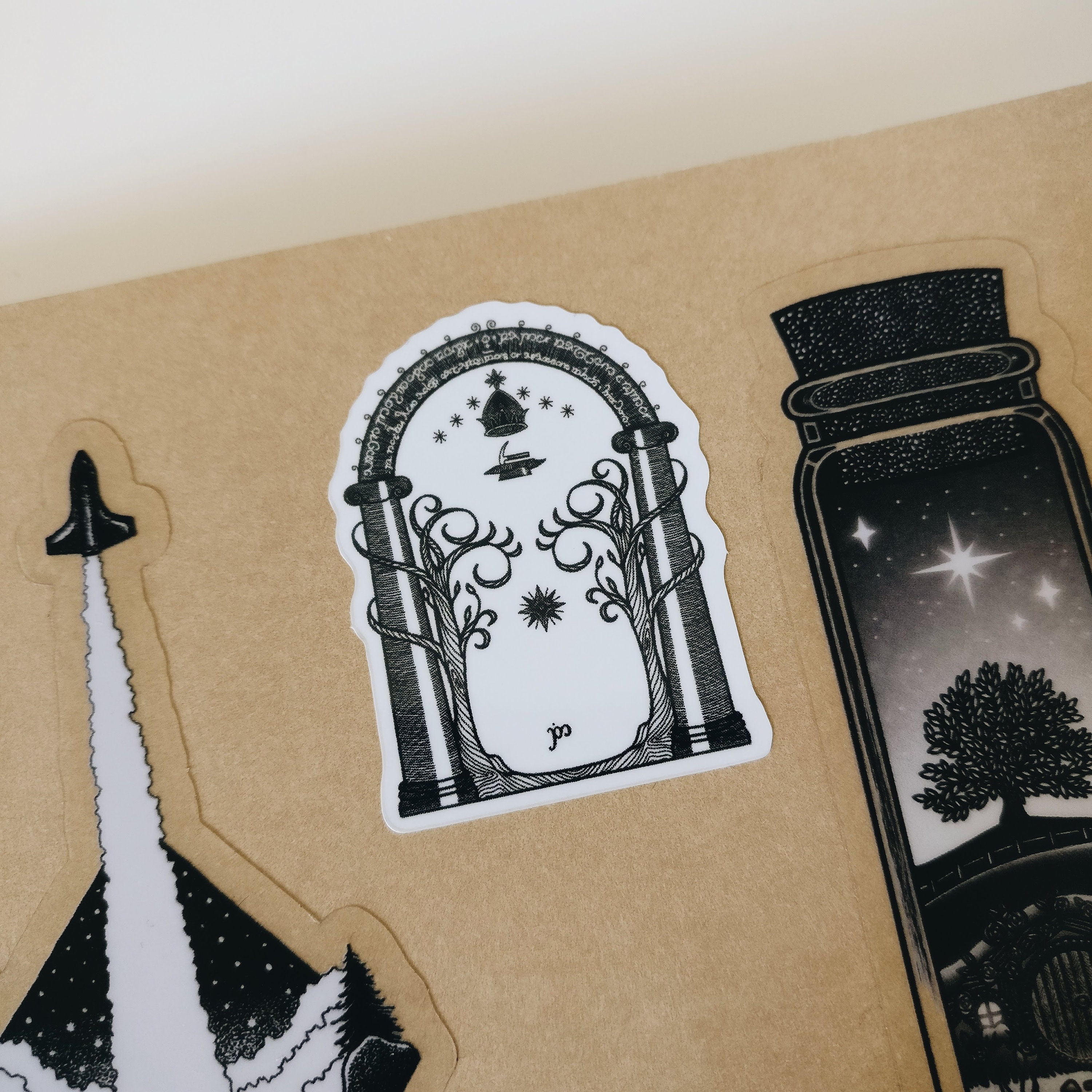 Transparent SPACE SHUTTLE Sticker Clear Aufkleber Rocket | Etsy