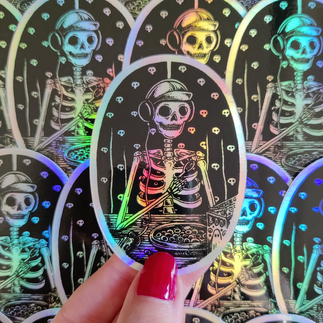 Holographic Boo Loops Sticker - Etsy