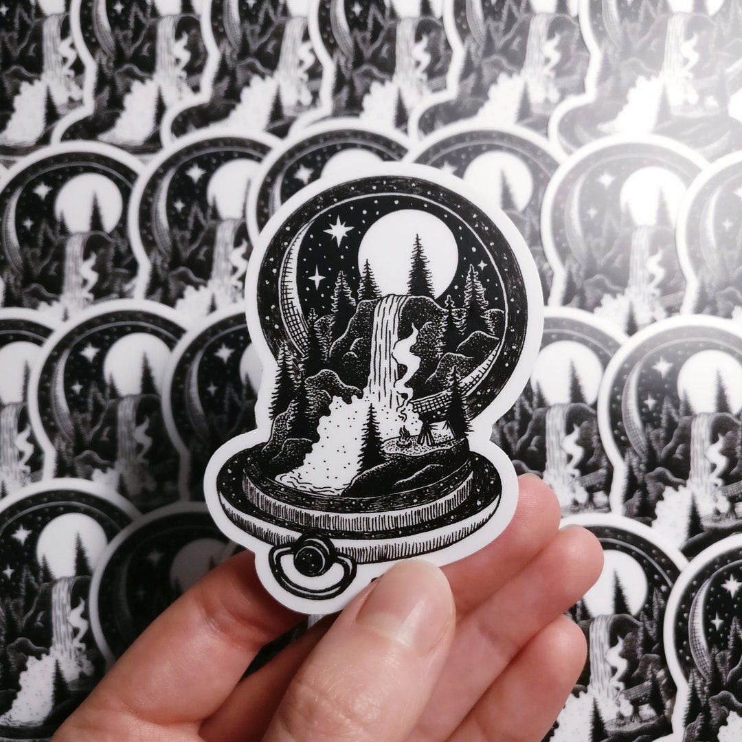 Compass, Aufkleber, Sticker, Adventure, Camp Wild, Tent - Etsy