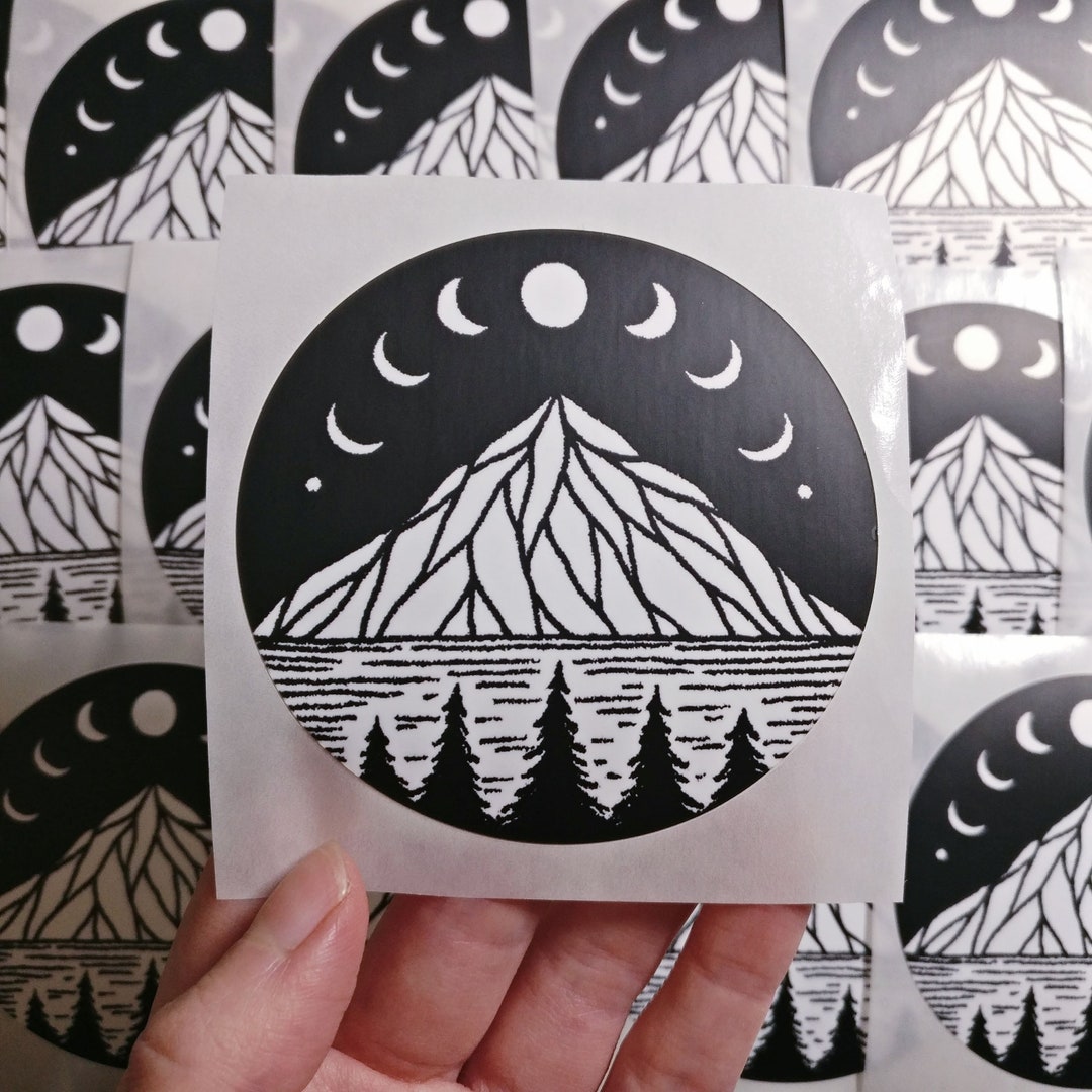 Moon Phases, Aufkleber, Sticker, Adventure, Camp Wild, Forest ...