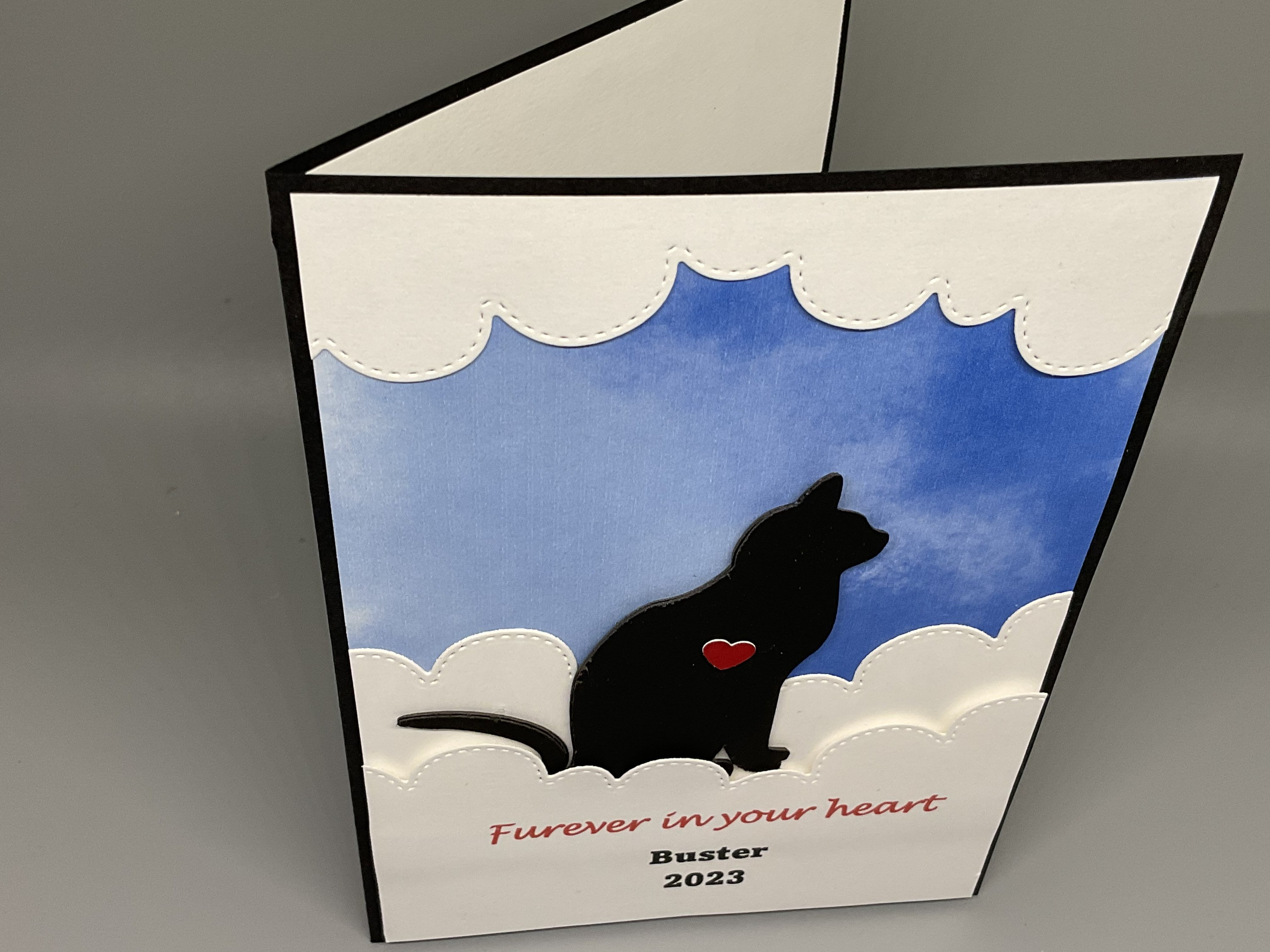 Personalized Pet Sympathy Card Cat or Dog - Etsy