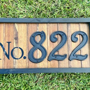 Address/house Number Sign - Etsy