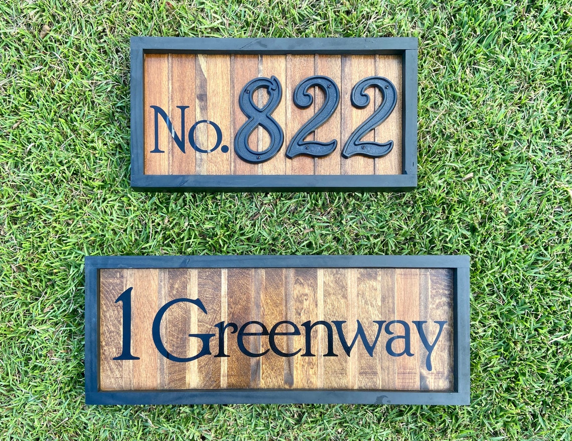 Address/house Number Sign | Etsy